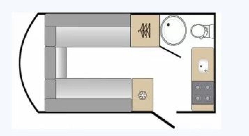 Freedom Jetstream First Class micro caravan.