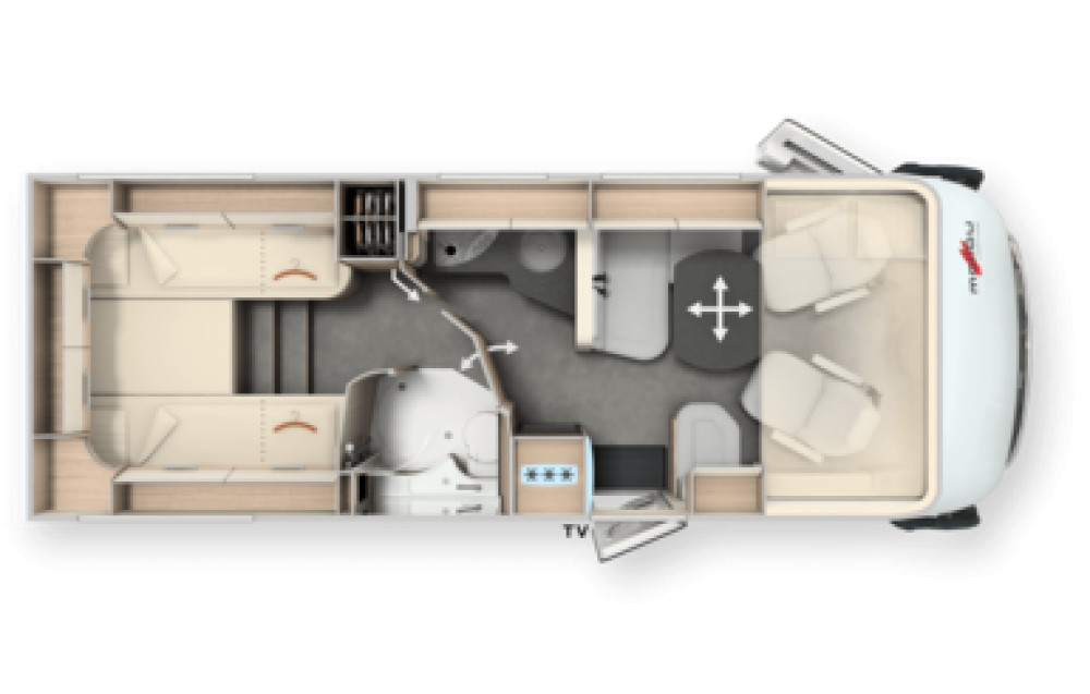 Malibu Comfort Plus I460 LE Fiat Mobile Homes