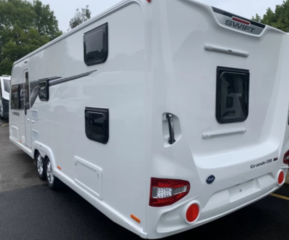 Swift Sprite Quattro Db Grande Vogue caravan from Spinney motorhomes