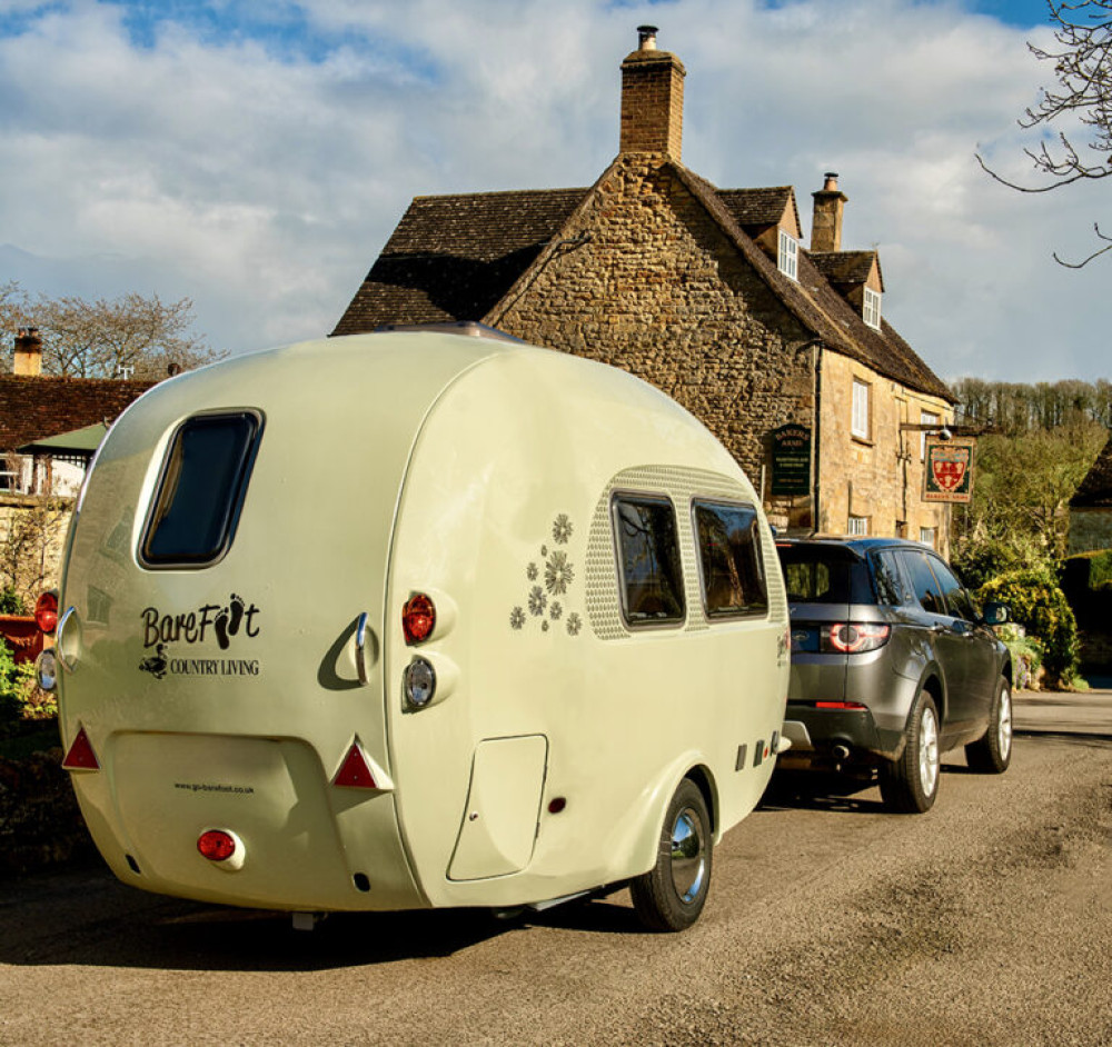 Barefoot Country Living lightweight caravan