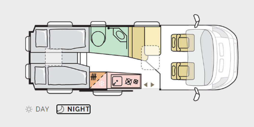 Adria Twin Max 680 SLB MAN Campervan | Specs & Layout